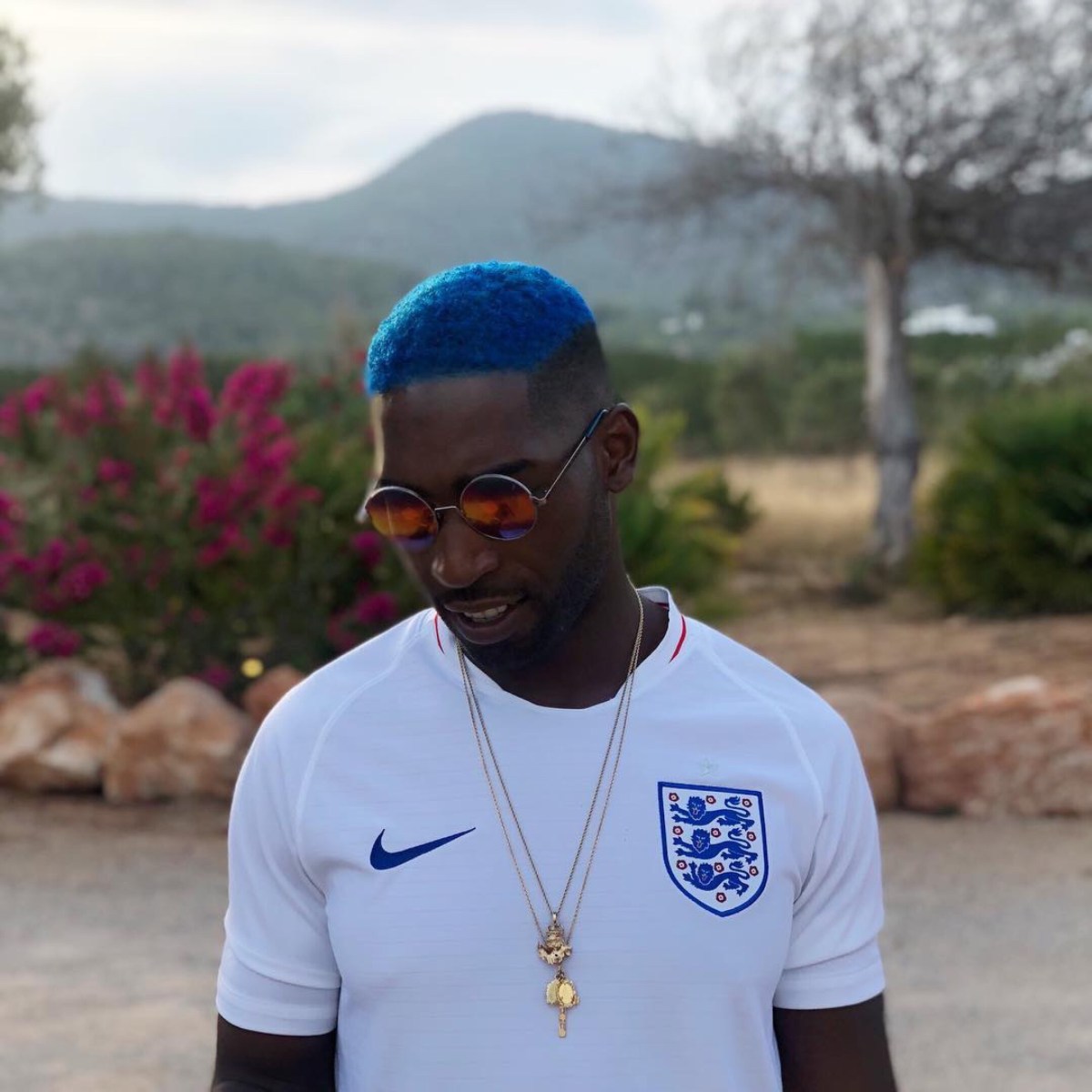 Rapper Tinie Tempah Debuts Blue Hair And A New Clothing Line. – The ...